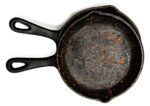 Step-by-step for how to clean rust from cast iron cookware