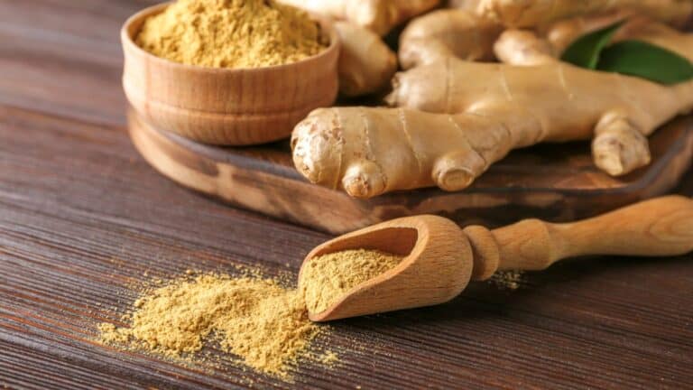 Cooking with and storing dried ginger