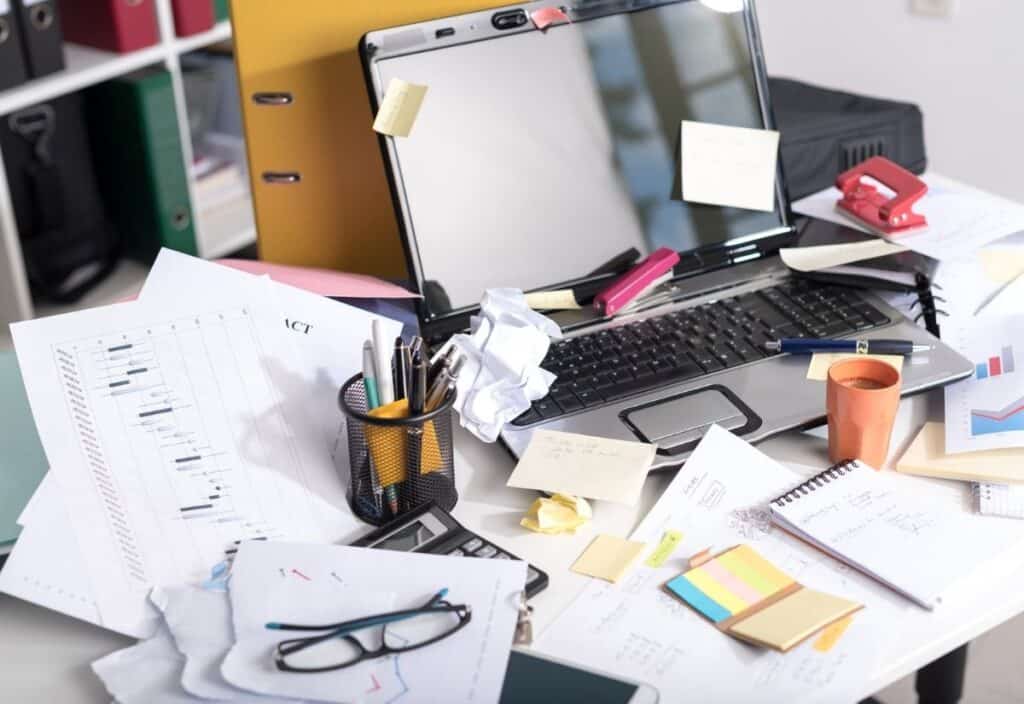 Desk disaster? National Clean Off Your Desk Day will make working from ...